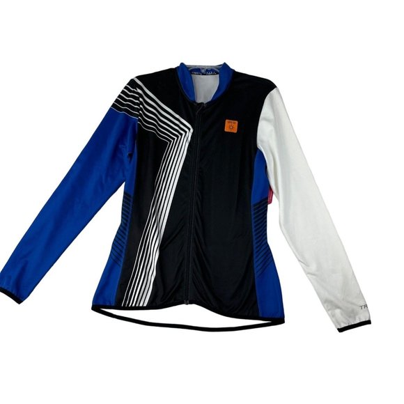 Trayl | Tops | Trayl Cycle Long Sleeve Zippered Jacket Womans Size L ...
